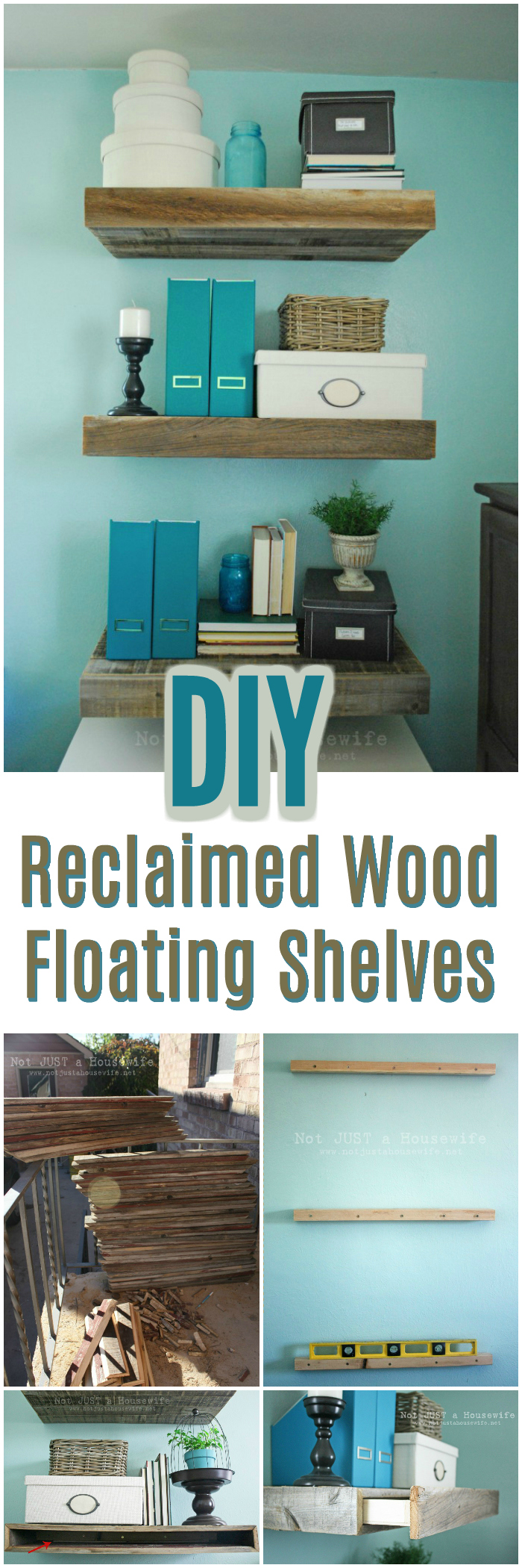 85 Unique DIY Shelves For Home Organization - DIYnCrafty