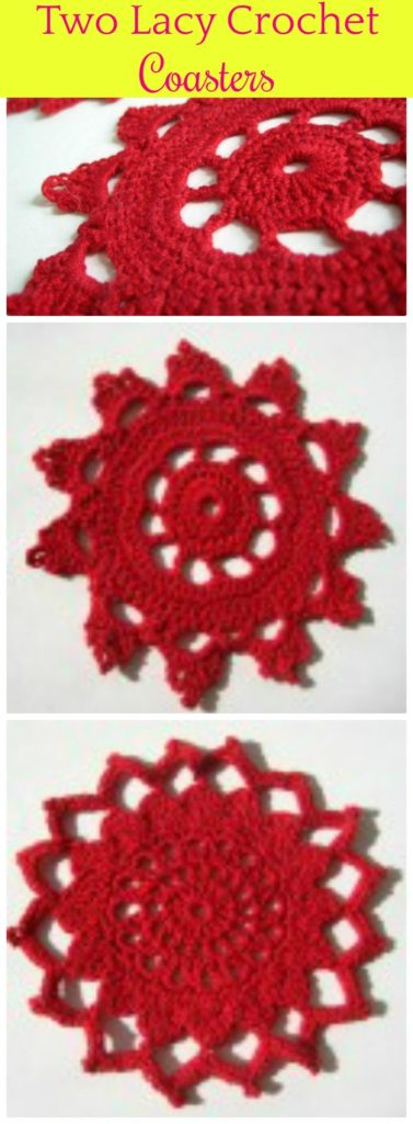 42 Free Crochet Coaster Patterns - Quick And Easy - DIYnCrafty