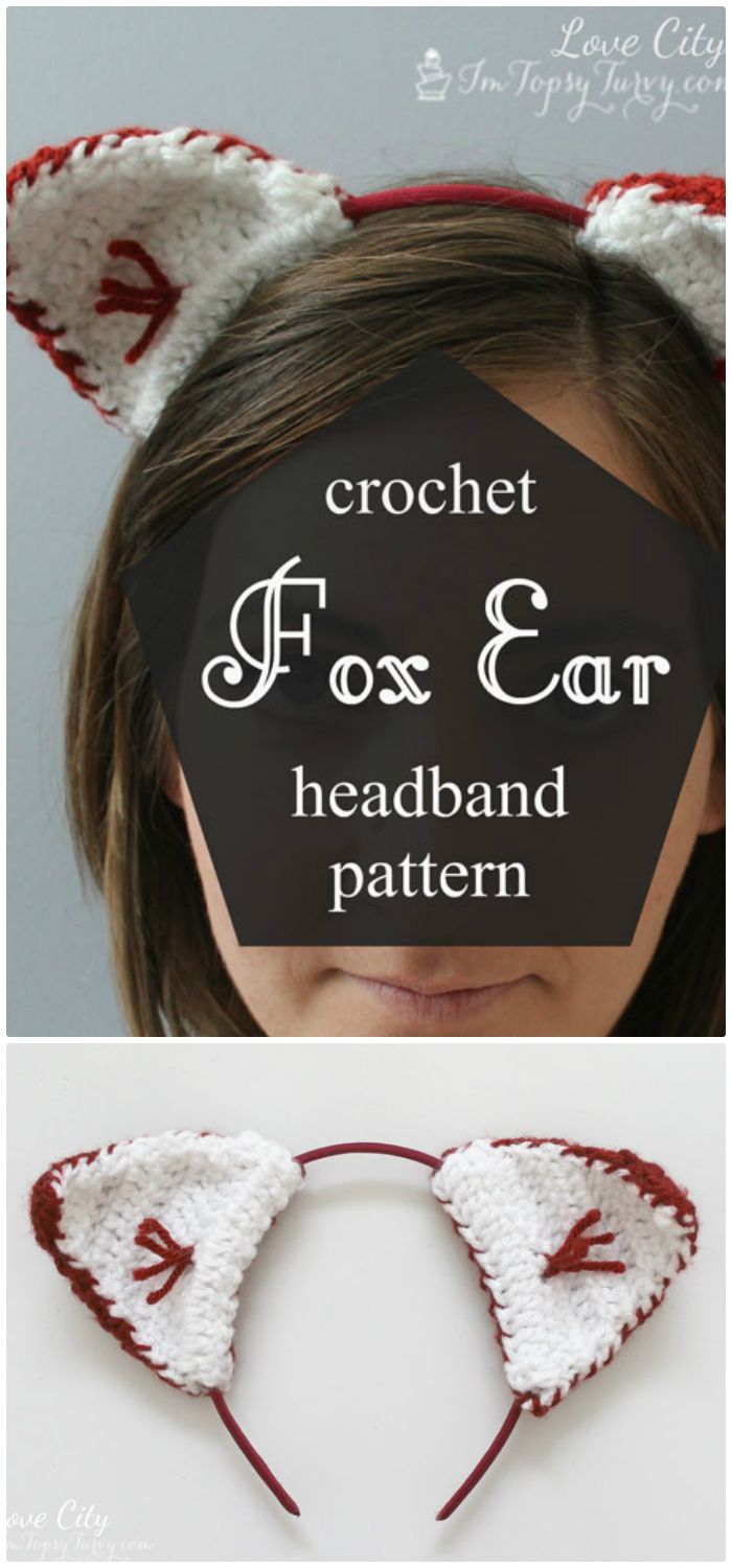Crochet Fox Ears Pattern