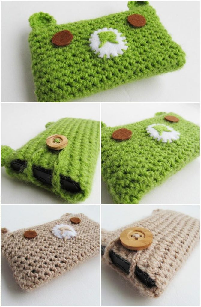 25 Free Crochet Phone Case Patterns - DIYnCrafty