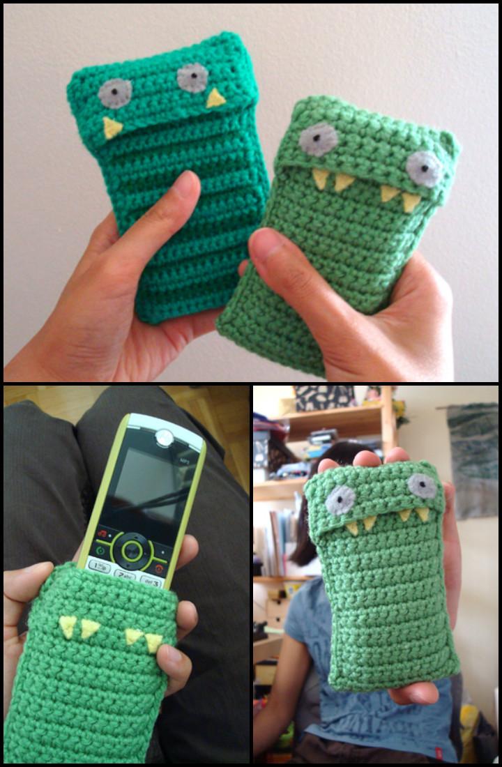 25 Free Crochet Phone Case Patterns - DIYnCrafty