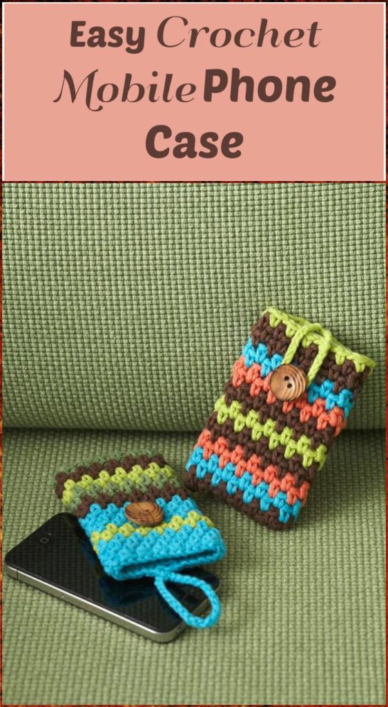 25 Free Crochet Phone Case Patterns - DIYnCrafty