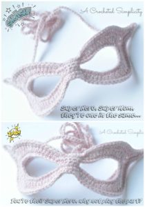 17 Crochet Mask Patterns - Crochet Eye Mask Patterns - DIYnCrafty