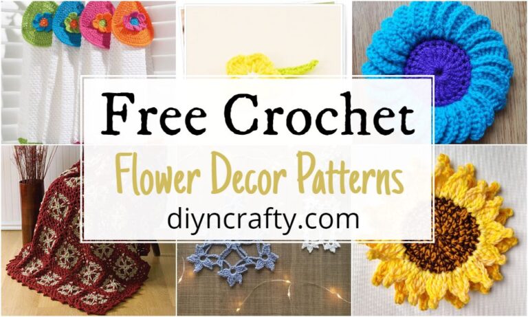 30+ Free Crochet Decor Patterns- Modern & Stylish (2024)