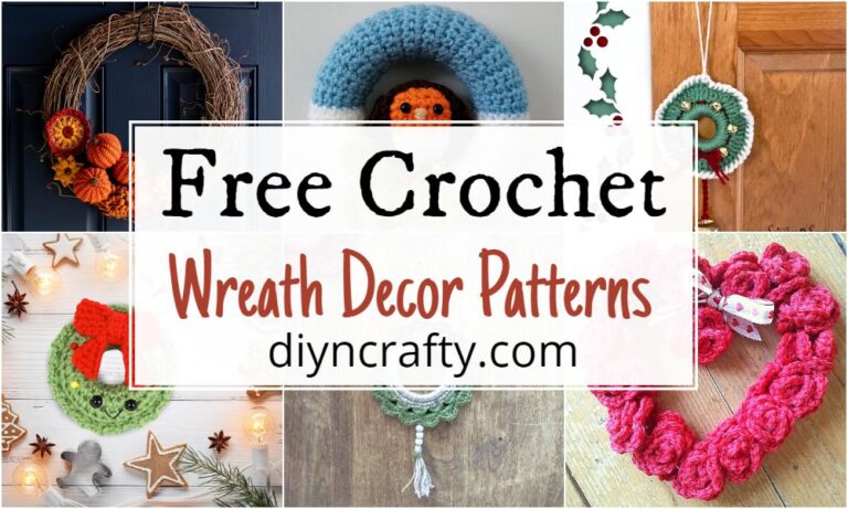 30+ Free Crochet Decor Patterns- Modern & Stylish (2024)