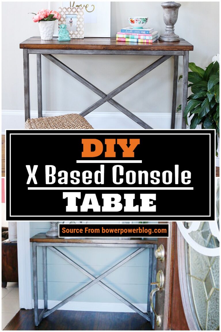 12 DIY Console Table Plans All Cheap & Easy - DIYnCrafty