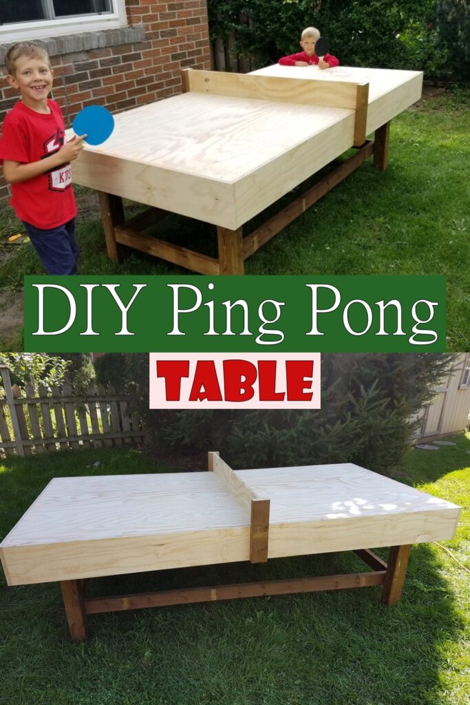 10 Free DIY Beer Pong Table Plans You Can Make Easily - DIYnCrafty