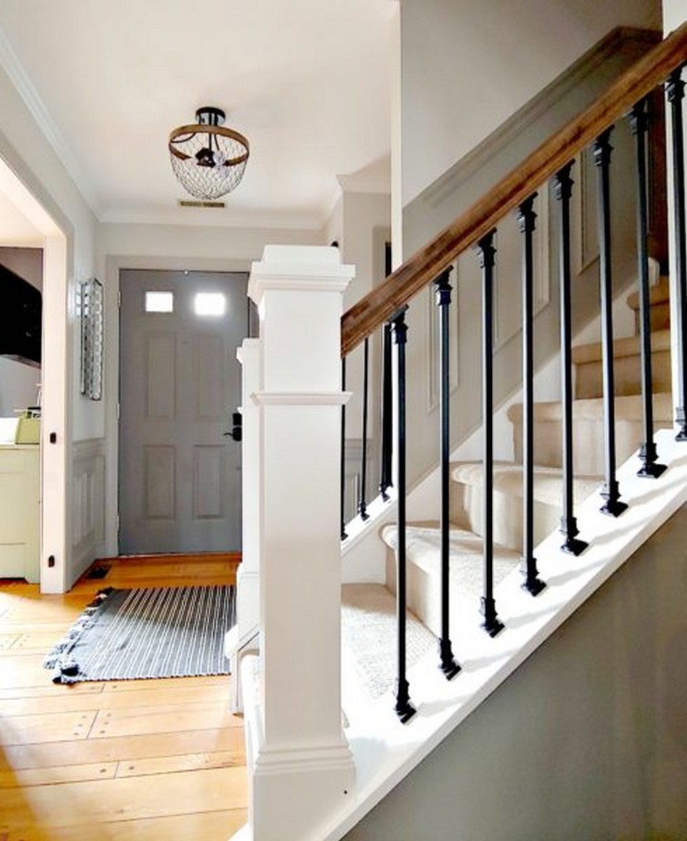 10 DIY Stair Railing Ideas For Safety Improvements DIYnCrafty