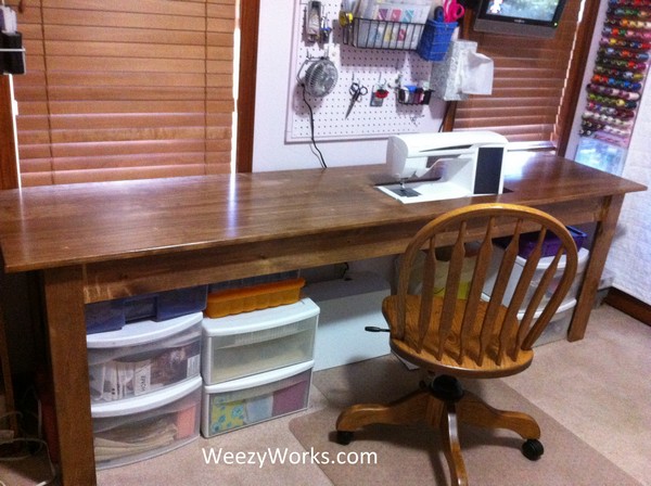 16 Free DIY Sewing Table Plans And Ideas - DIYnCrafty