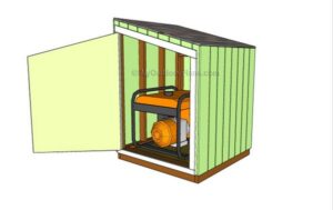 DIY Generator Shed Plans For Your Backyard Or Garden - DIYnCrafty