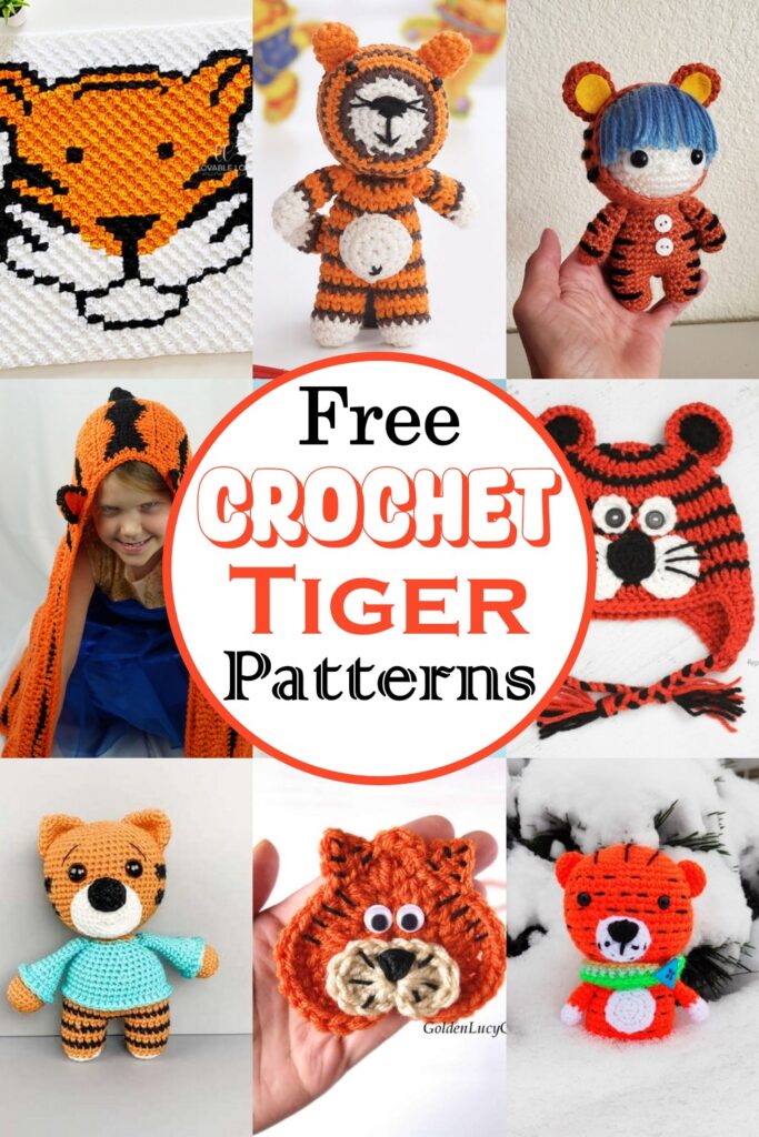 16 Free Crochet Tiger Patterns For Amigurumi & Cozy Items