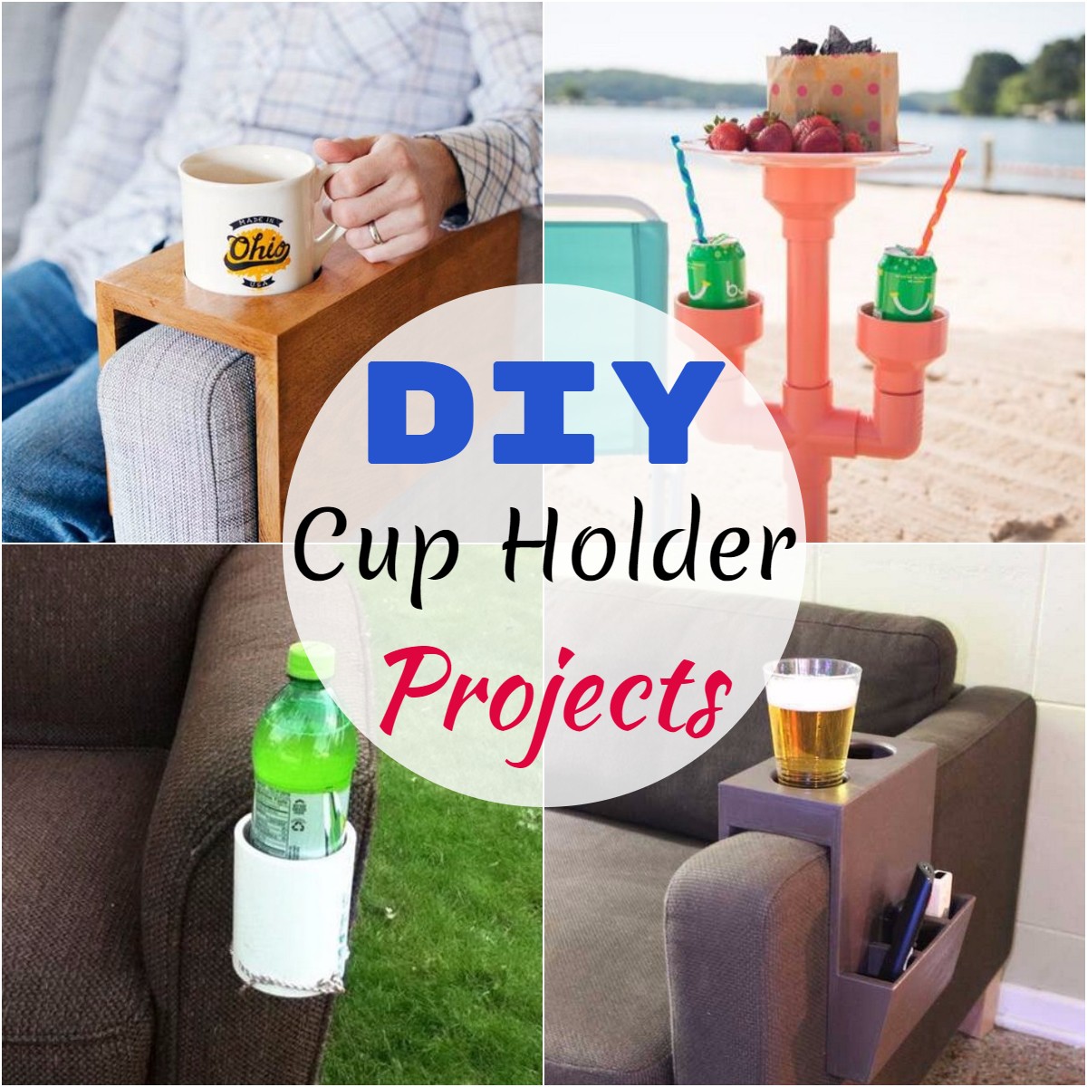 23 DIY Cup Holder Projects How To Make A Cup Holder DIYnCrafty 23 DIY Cup Holder Projects How To Make A Cup Holder DIYnCrafty