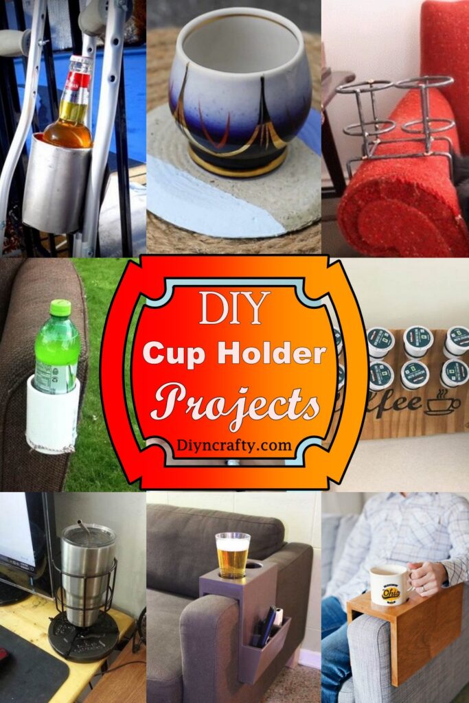 23 DIY Cup Holder Projects - How To Make A Cup Holder - DIY & Crafts