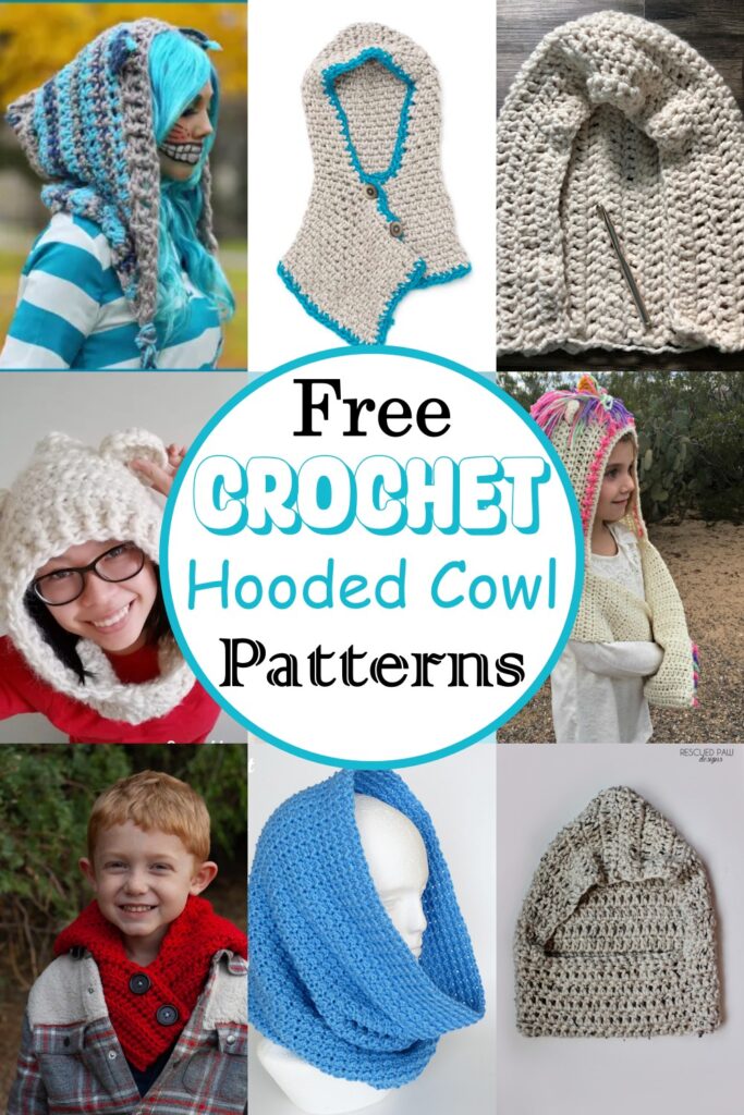 58 Free Crochet Hooded Cowl Patterns To Cozy Up Winter!