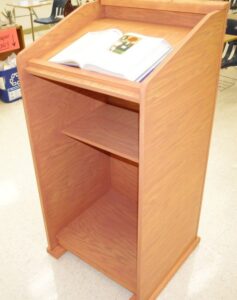 12 DIY Podium Ideas You Can Make Easily - DIYnCrafty