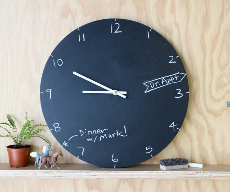 40 Best DIY Wood Clock Ideas For Your Home - DIYnCrafty