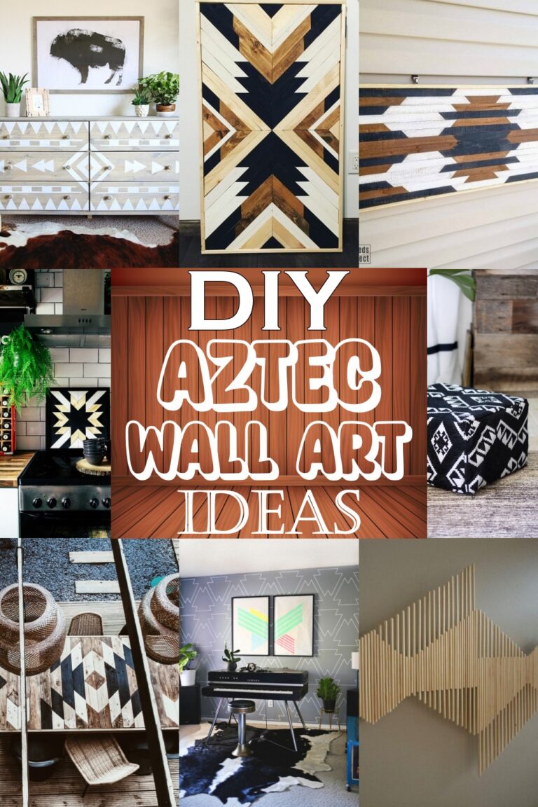 18 DIY Aztec Wall Art Ideas - DIYnCrafty