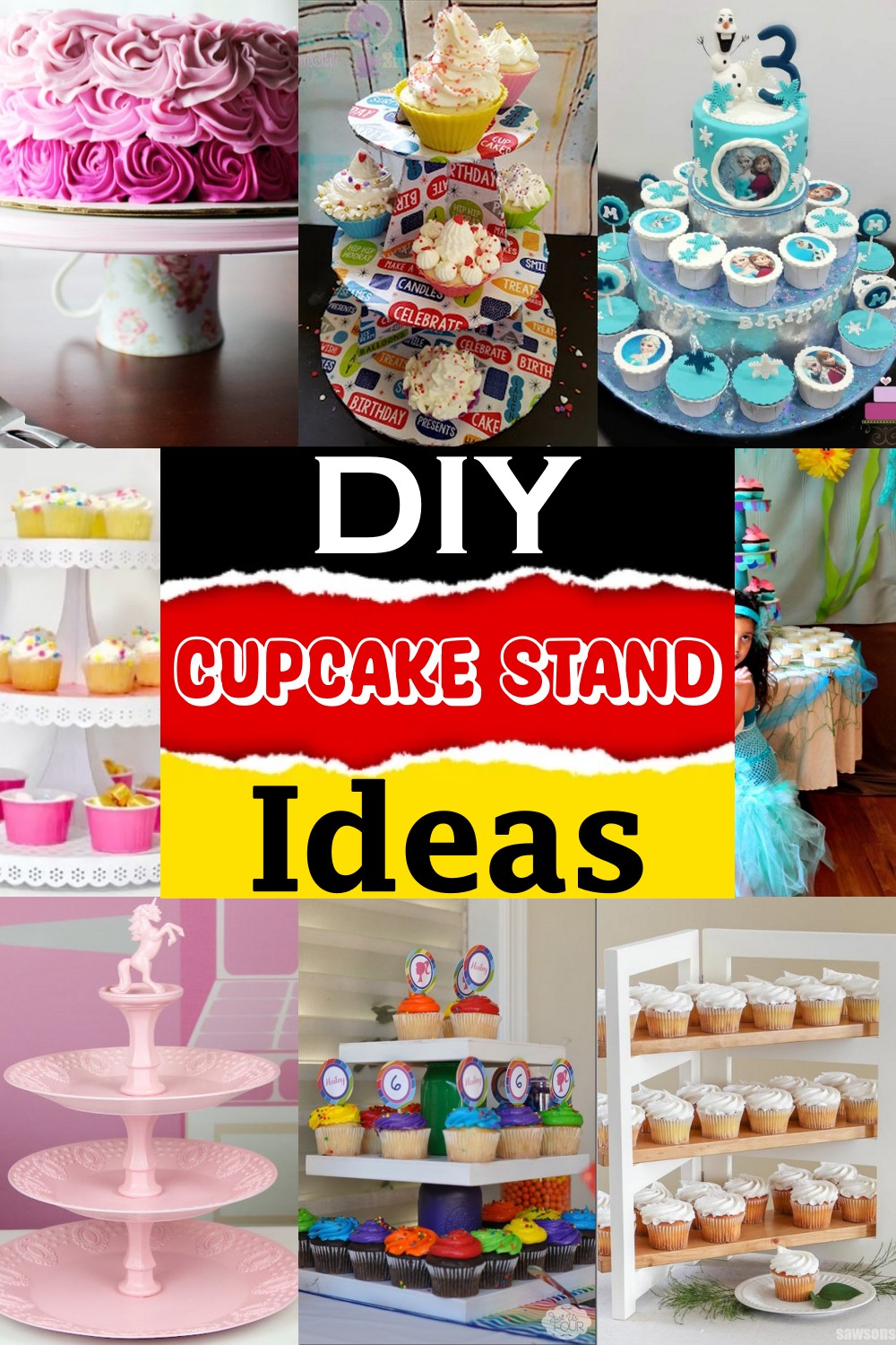 20 DIY Cupcake Stand Ideas You Can Make Easily DIYnCrafty