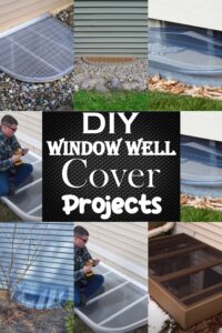 10 DIY Window Well Cover Projects - DIYnCrafty