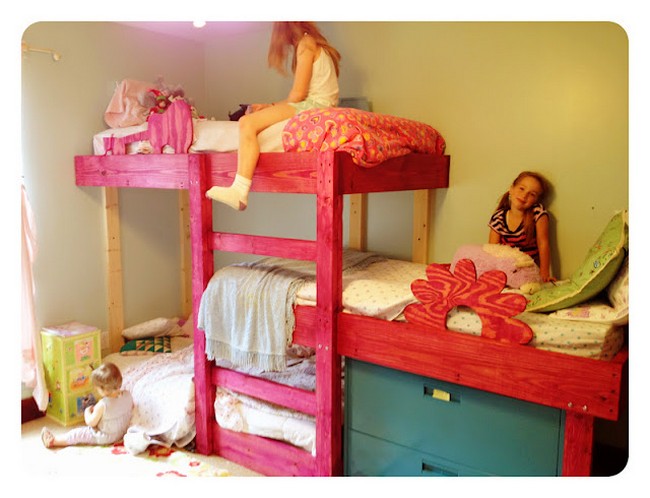 15 DIY Triple Bunk Bed Plans Free - DIYnCrafty