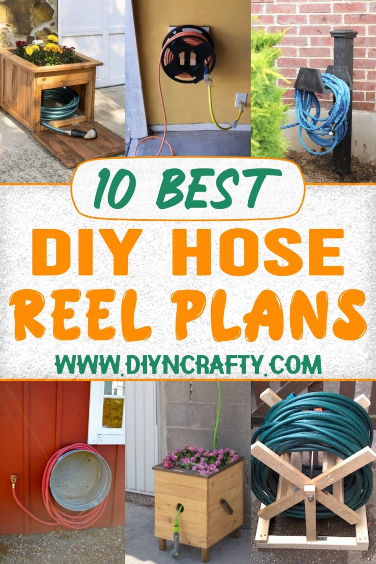 13 DIY Hose Reel Plans For Gardeners - DIYnCrafty