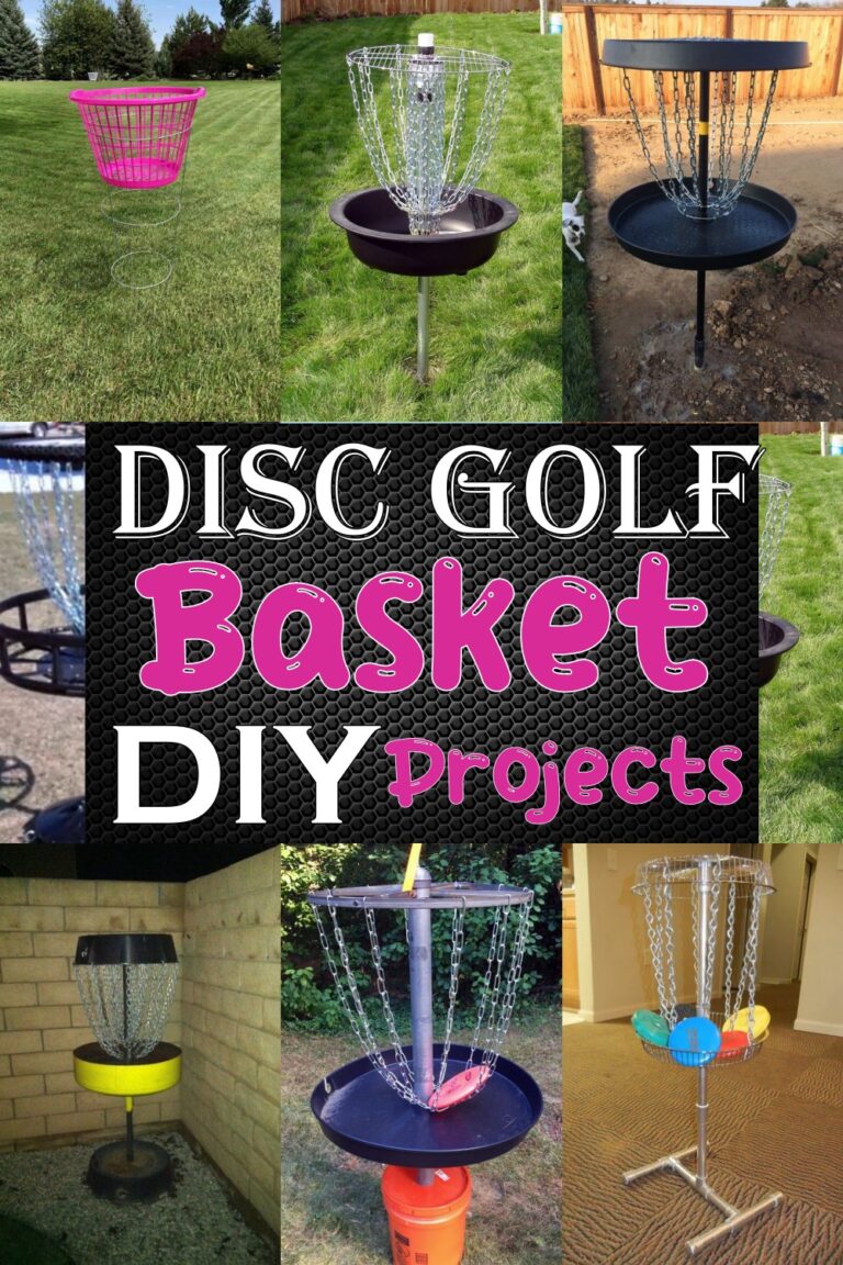 19 DIY Disc Golf Basket Projects For Play Course - DIYnCrafty