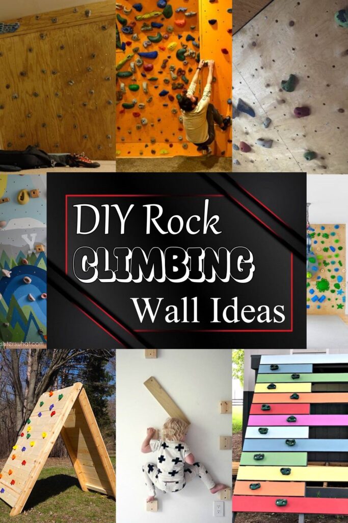 23 DIY Rock Climbing Wall Ideas - DIYnCrafty