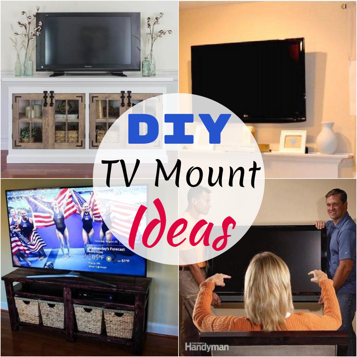Diy Tv Wall Mount Ideas Diy Tv Wall Mount Ideas