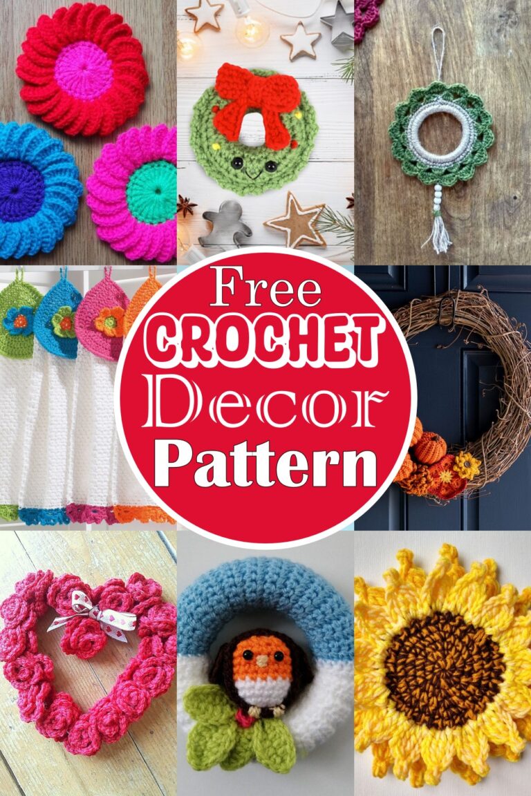 30+ Free Crochet Decor Patterns- Modern & Stylish (2024)
