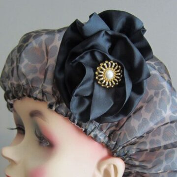 22 DIY Shower Cap Ideas - How to Make a Shower Cap - DIYnCrafty