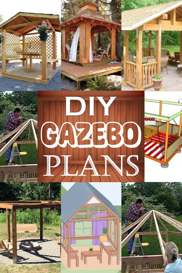 25 DIY Gazebo Plans With Step-by-Step Tutorials - DIYnCrafty