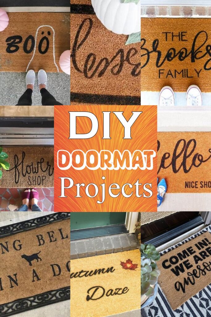 23 DIY Doormat Projects For Home - DIYnCrafty