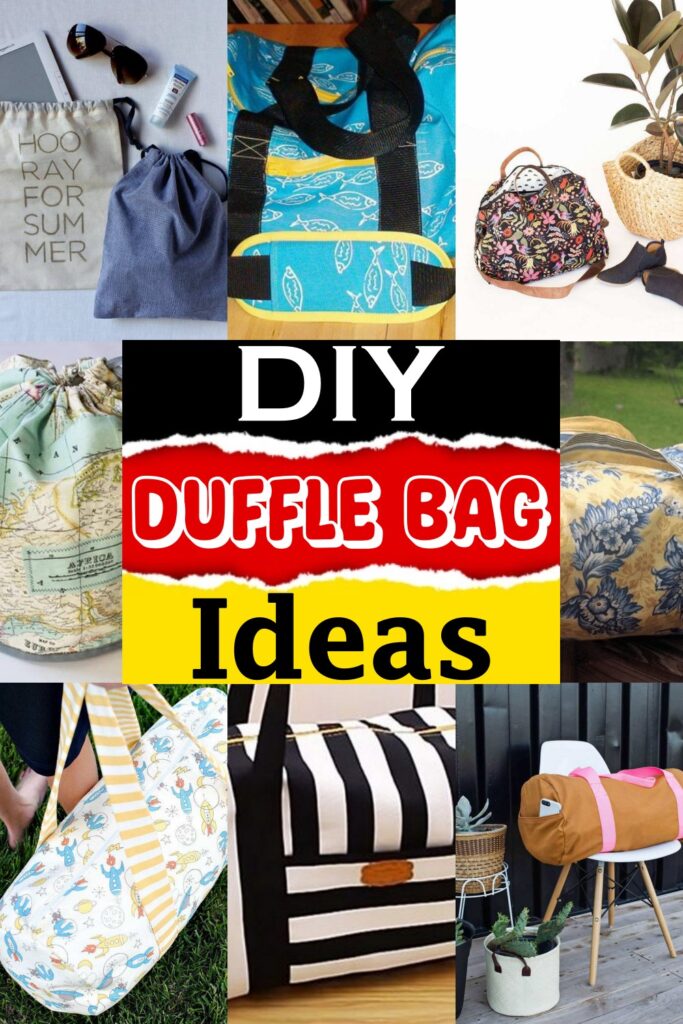 24 Free DIY Duffle Bag Ideas - DIYnCrafty