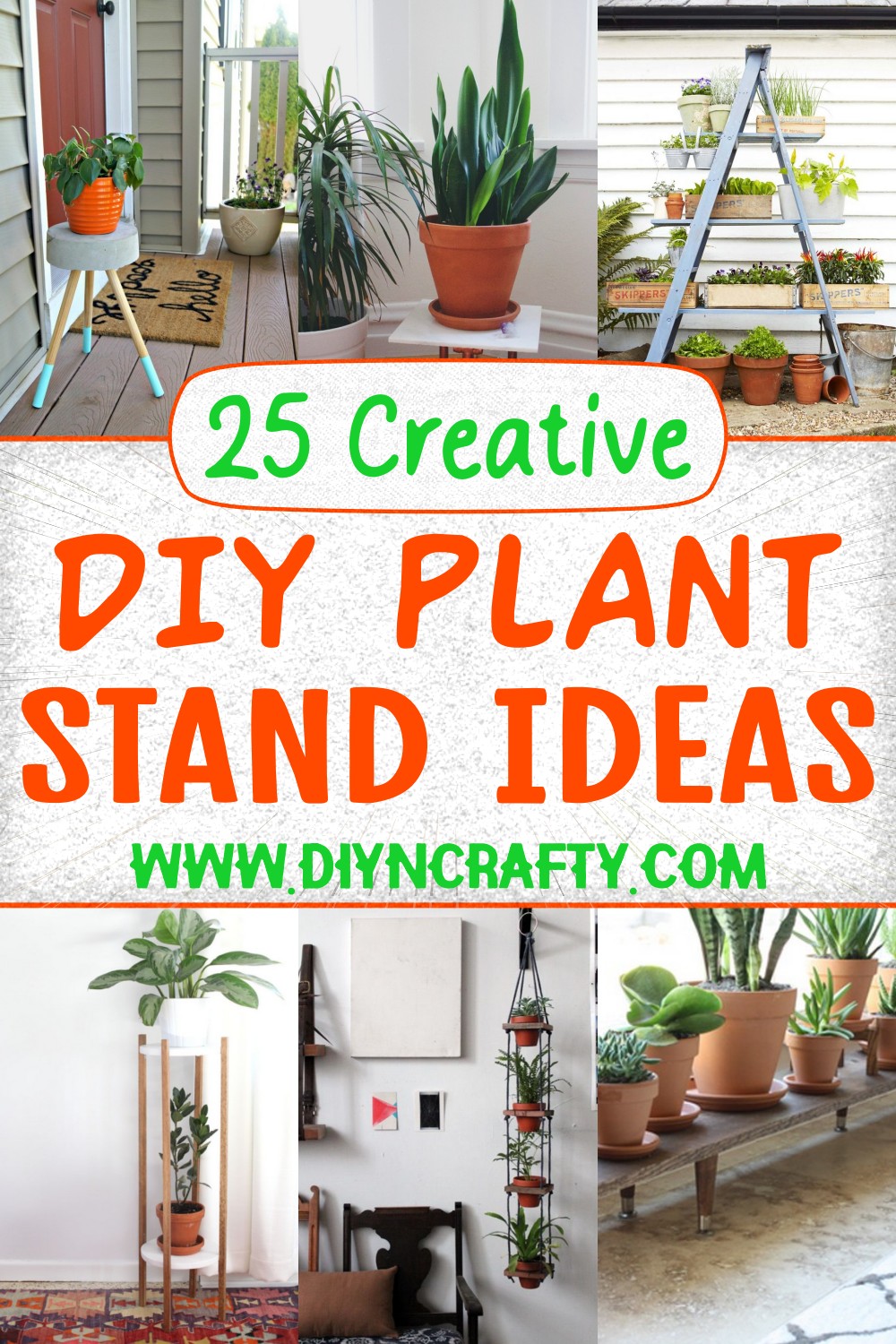 25 Creative DIY Plant Stand Ideas - DIYnCrafty