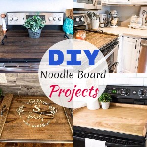 24 DIY Noodle Board Projects To Cover Your Stoves - DIY & Crafts