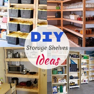 22 DIY Storage Shelves Ideas For Your Home - DIYnCrafty