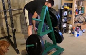 30 DIY Bumper Plate Storage Ideas To Organize Weights - DIYnCrafty
