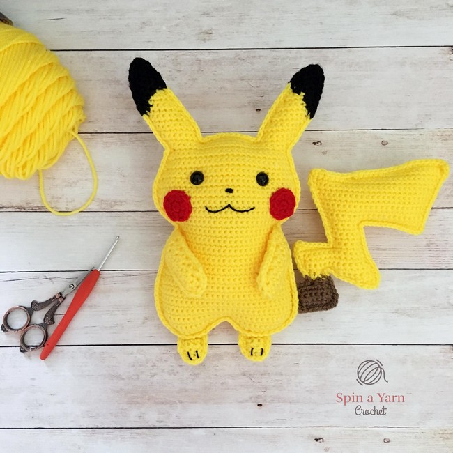 15 Free Crochet Pikachu Amigurumi Patterns - DIYnCrafty