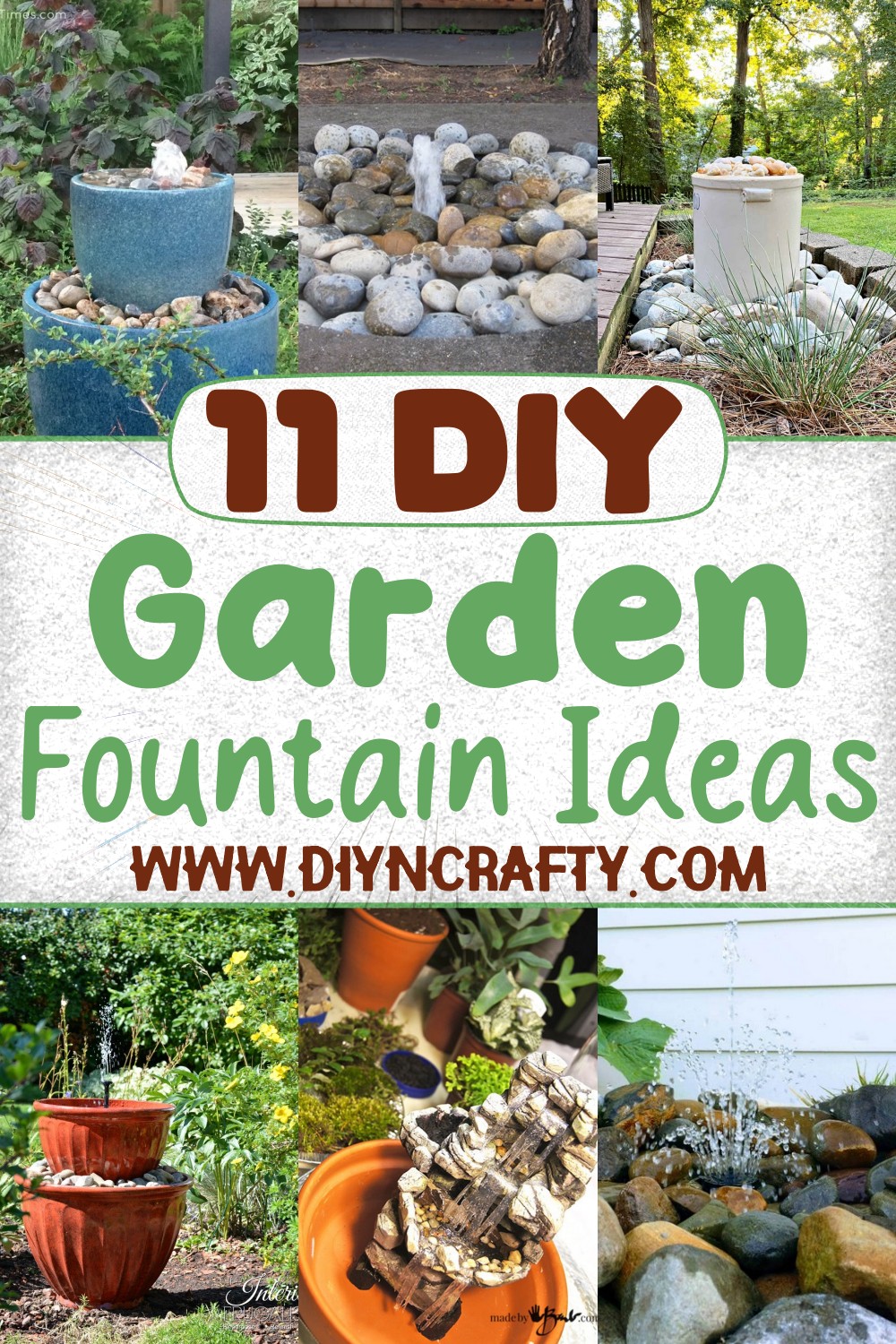 11 DIY Garden Fountain Ideas For Decoration - DIYnCrafty