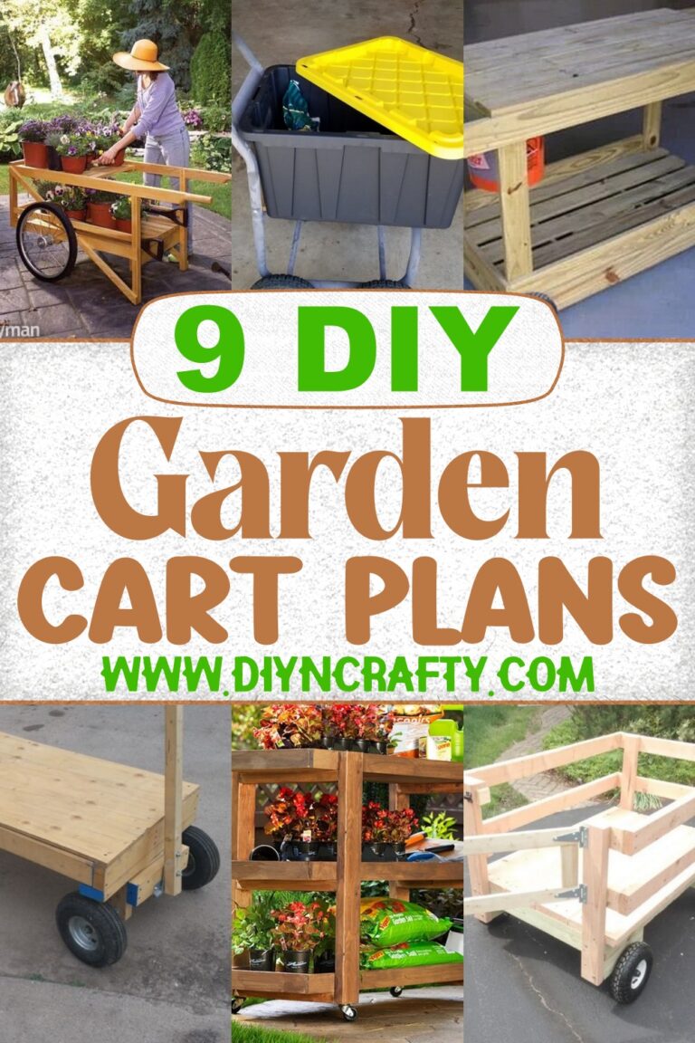 9 DIY Garden Cart Plans For Towing Garden Equipments - DIYnCrafty