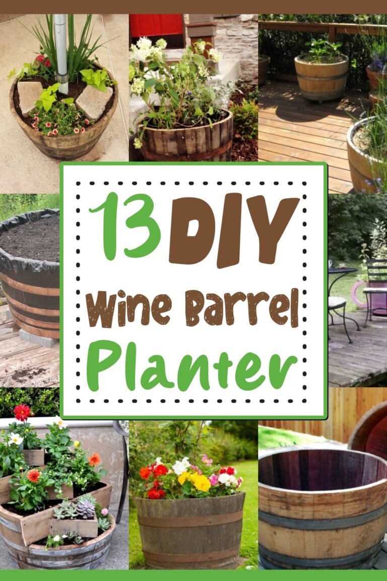 13 Creative DIY Wine Barrel Planter Ideas - DIYnCrafty