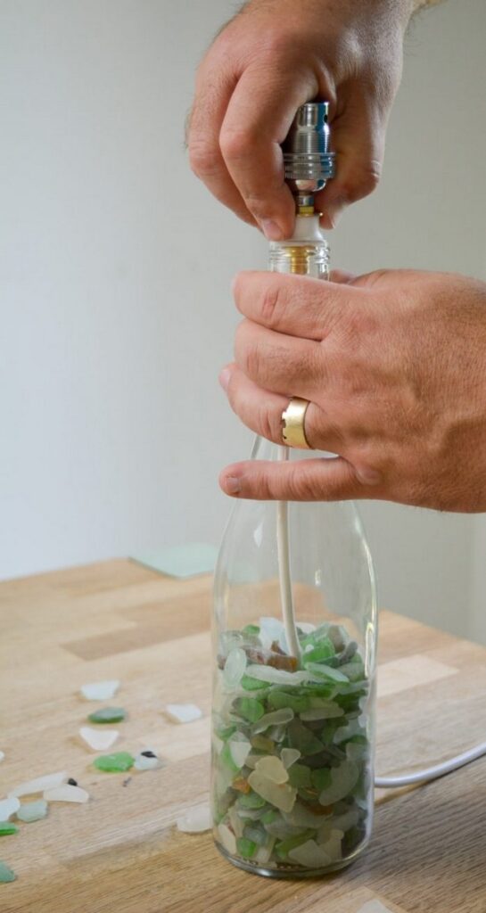 15 Creative DIY Bottle Lamp Ideas For Decorations - DIYnCrafty