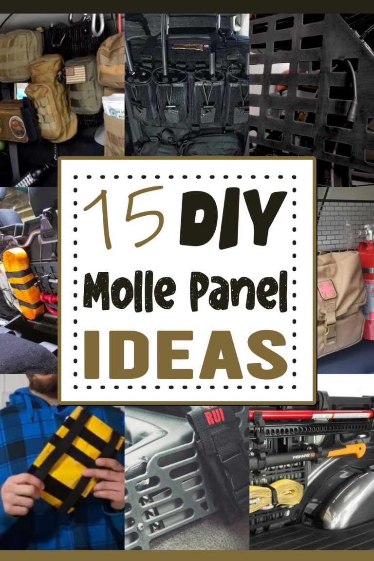 15 DIY Molle Panel Ideas For Campers - DIYnCrafty