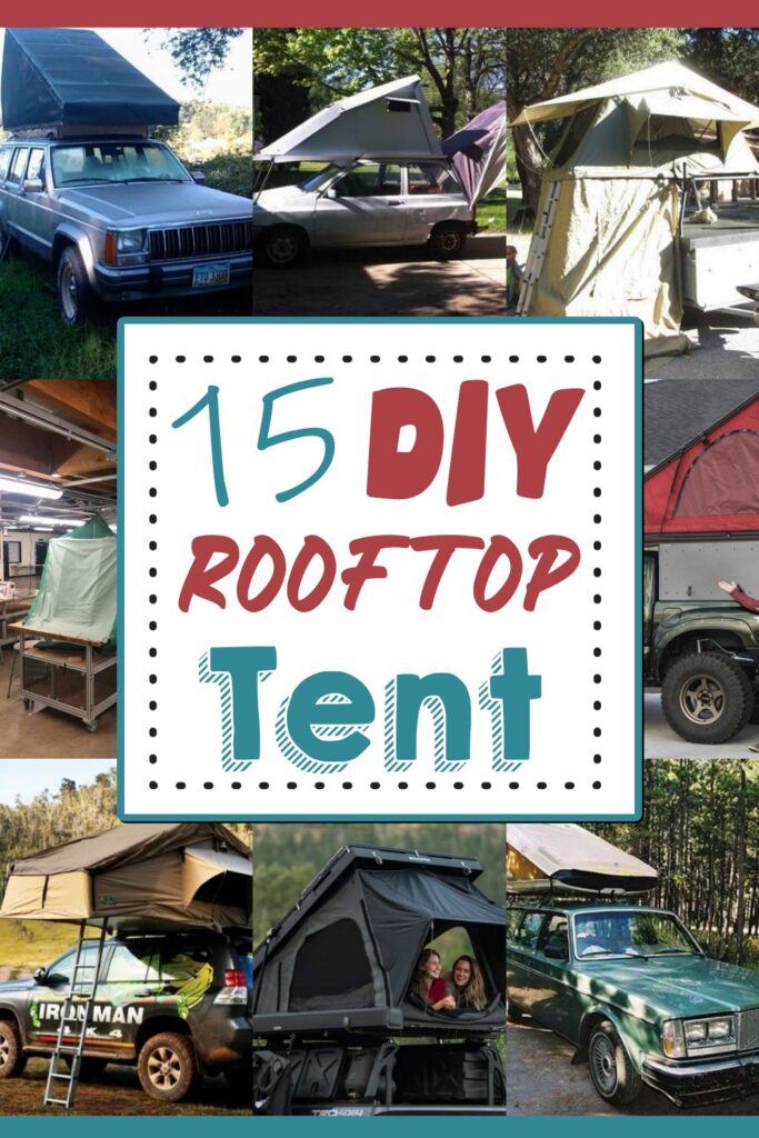 15 DIY Rooftop Tent Ideas For Outdoor Trips - DIYnCrafty