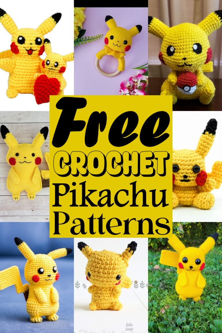 15 Free Crochet Pikachu Amigurumi Patterns - DIYnCrafty