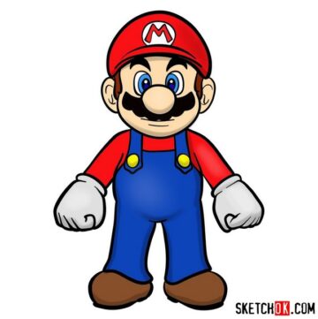 23 Mario Drawing Ideas For Animation Lovers - DIYnCrafty