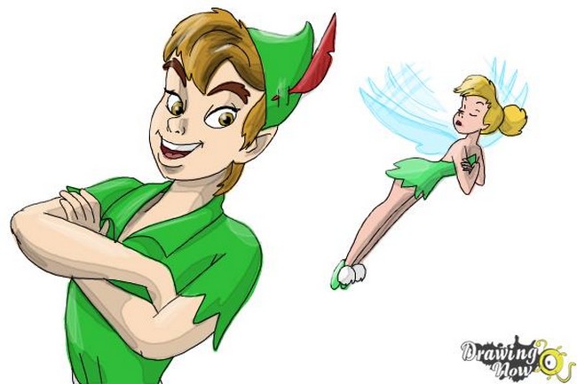 19 Peter Pan Drawing Ideas For Fairy Tale Fans - DIYnCrafty