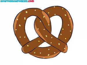 16 Pretzel Drawing Ideas - How to Draw A Pretzel - DIYnCrafty