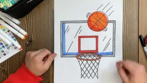 14 Basketball Hoop Drawing Ideas - Step By Step Guide - DIYnCrafty