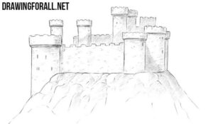 19 Cartoon Castle Drawing Ideas - Step By Step Guide - DIYnCrafty
